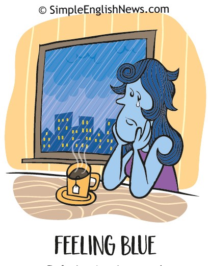Feeling Blue Meaning Colour Idioms : BLUE