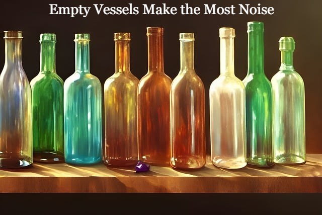 Empty Vessels (Barrels) Make The Most Noise - Simple English News